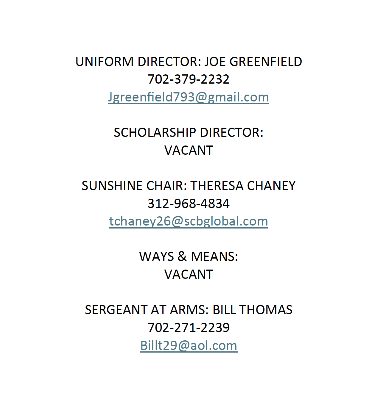 Meet Our Board of Directors (updated 3-1-2026) – Open Range Tournament Club